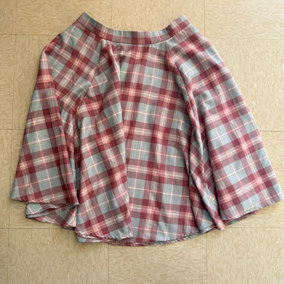 Collectif | Skirts | Collectif Princess Check Gored Circle Skirt | Poshmark